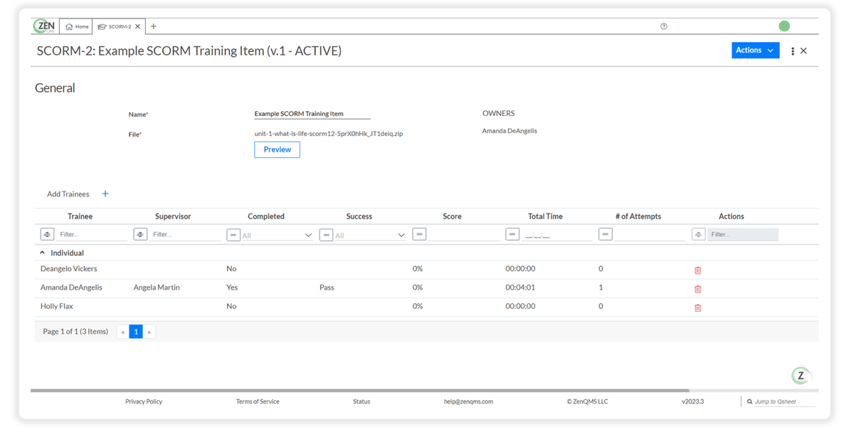 ZenQMS & SCORM: What it is and why it matters